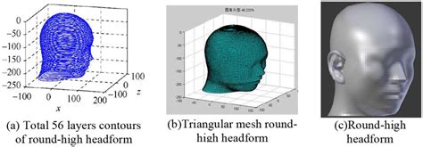 three dimensional head model download scientific diagram