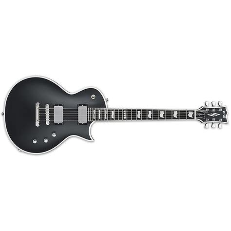 Esp E Ii Eclipse Bb Electric Guitar Ebony Fingerboard Black Satin