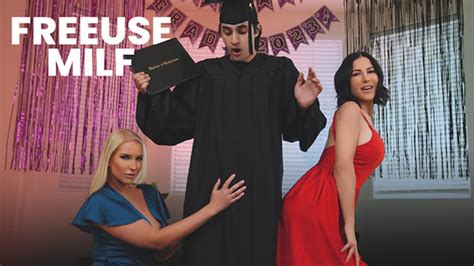 The Perks Of Graduation By Freeuse Milf Featuring Vanessa Cage Brooke Barclays And Elias Cash