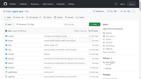 Github Frdelagent Zero Agent Zero Ai Framework ，an Organic Ai Framework For Dynamic Learning