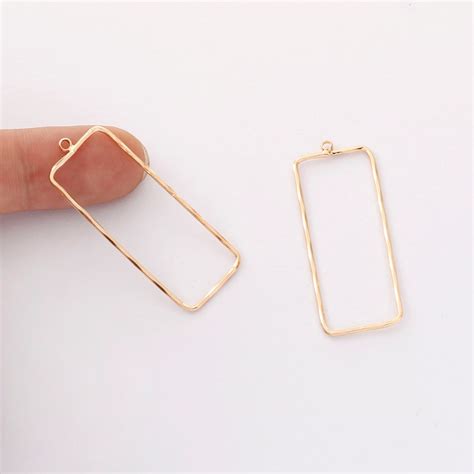 Rectangle Pendants Etsy