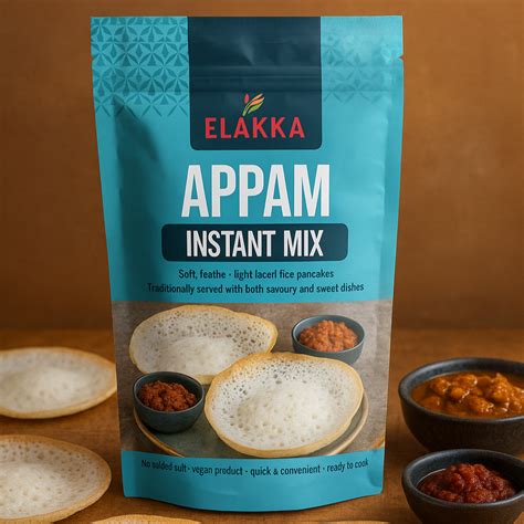 Elakkia Appam Instant Mix 1kg Authentic Sri Lankan Rice Pancake And Hopper Mix Koodai