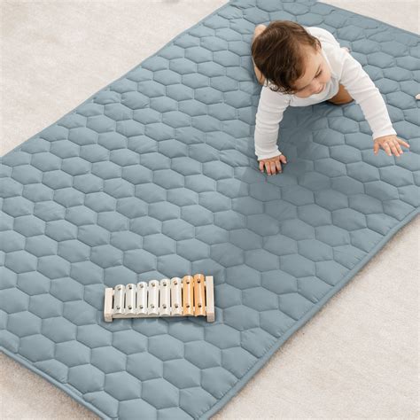 Play Mat With Non Slip Bottom In Pacific Blue Comfy Cubs