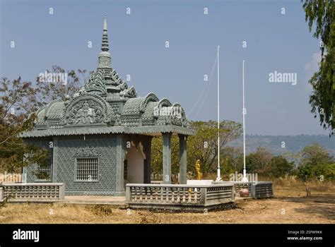Ta Moks Grave At A Buddhist Temple In Anlong Veng Is One Of The Finest In The Area Ta Mok Was