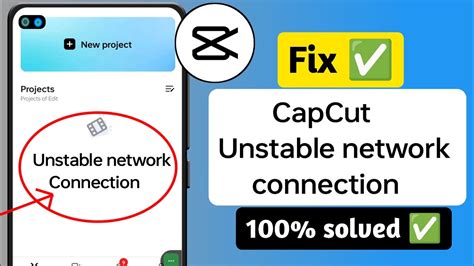 How To Fix Unstable Network Connection Problem In CapCut Unstable Network Connection Capcut