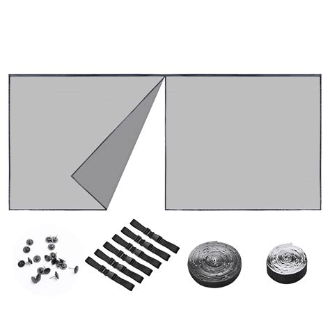 Yescom 16x7 Ft Garage Door Screen Single Car Insect Bug Mesh Magnetic