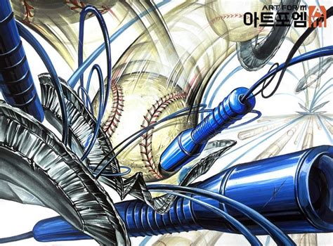 야구공 기초디자인 그림 그림 디자인 드로잉