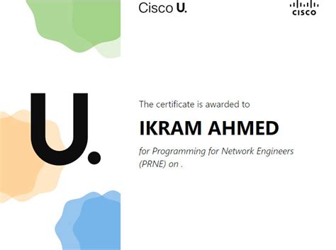 I Am Excited To Have Completed The Programming For Network Engineers Prne Course 🎉 As Someone