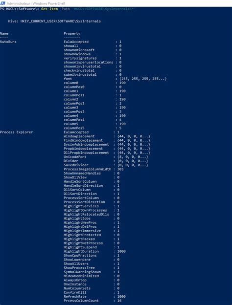Créer Modifier Effacer Des Clés Du Registre Windows En Powershell