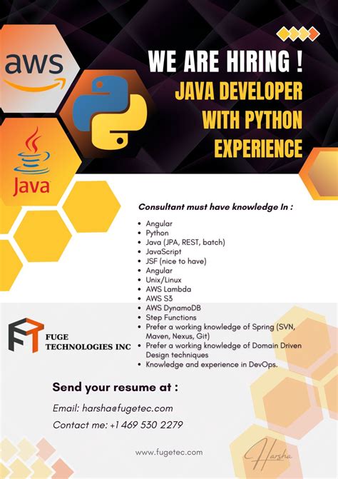 Harsha Vardhan On Linkedin Helloconnections Wearehiring Javadeveloper Python Aws