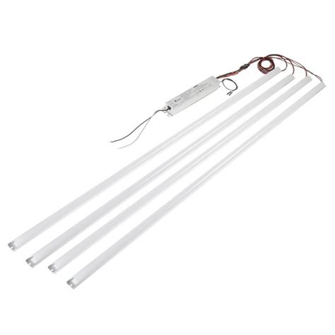 Magnetic Led Retrofit Kit For 2x4 Troffer Linear Strip Fixtures 60w 4 Tubes 4000k