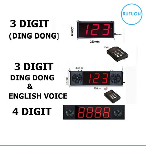 Qms Queue System Restaurant Wireless Number Keypad Call Queue System