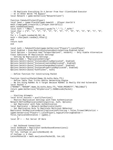 Raknet Fe Bypass Replicator Pdf Computer Science Networking Standards