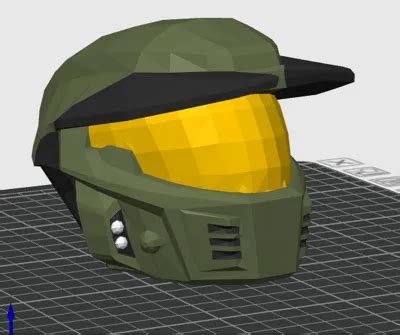 Halo Combat Evolved Master Chief Mkv Helmet Decor Free 3d Print