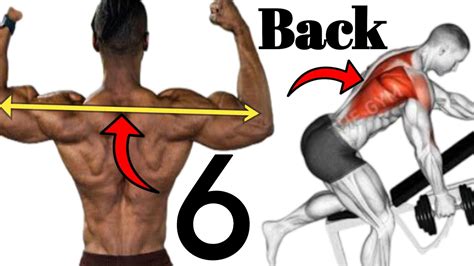 6 Back Exercises For Massive Big Back Workout At Gym Youtube