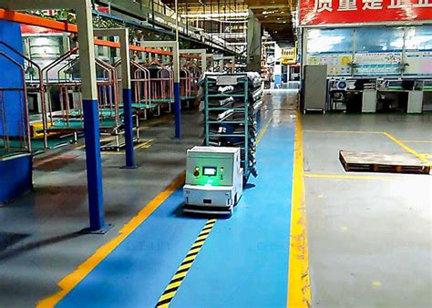 High Intelligence Unidirectional Tugger Agv Magnetic Tape With Laser