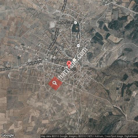 Baklan Haritası Nerede Mahalleleri Deni̇zli̇