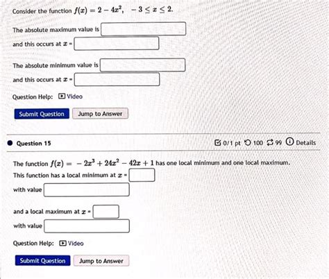 solved consider the function f 1 2 4x2 3