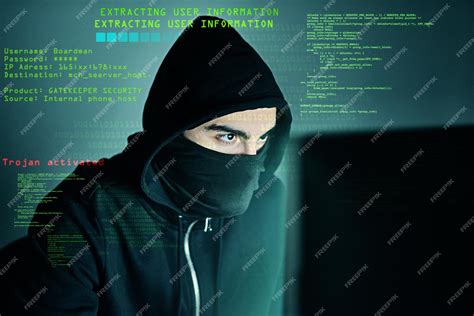 Premium Photo Cybercrime Hacker And Computer Virus With Typing For Code Futuristic And Cyber
