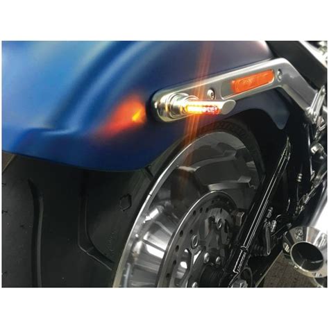 Winglet 3in1 Led Turn Signalstaillightbrake Light Chrome Smoke Le