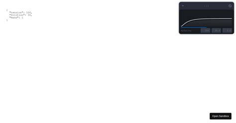 Leva Plugin Spring Codesandbox
