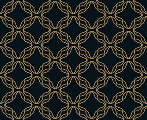 Premium Vector Seamless Pattern Of Intersecting Thin Gold Lines On