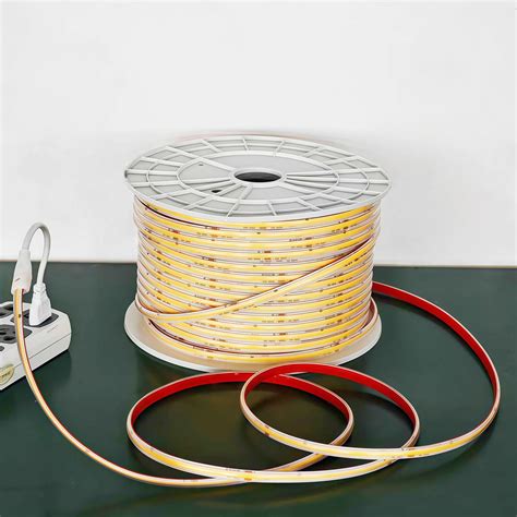 Driverless High Voltage Waterproof Cob Led Strip For Indoor Outdoor 296