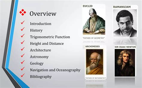 Applications Of Trignometry Pptx Geology Science