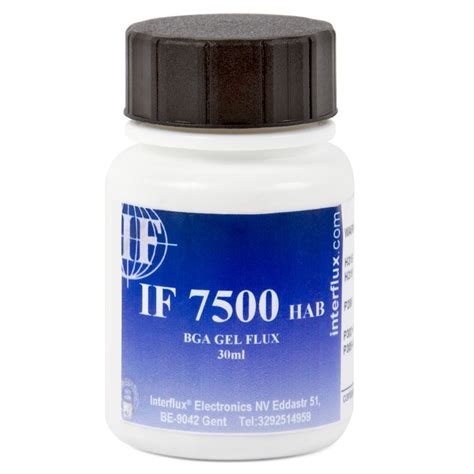 Флюс-гель Interflux IF 7500, 30 мл - Masteram