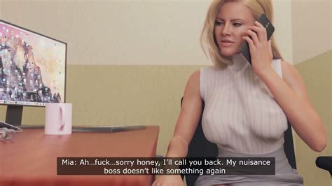 Cheating In The Office 3d Wife Fucks Boss While Husband Jerks Off At