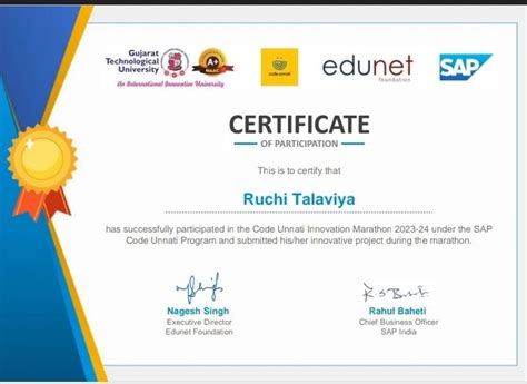 Ruchi Talaviya On Linkedin Codeunnati Sap Hackathon Techforgood