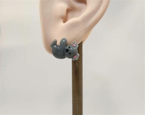 Climbing Koala Earrings Ear Piercings Etsy