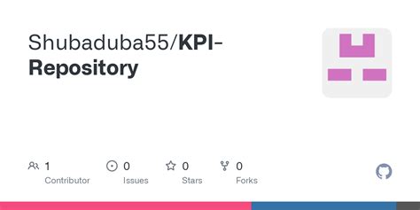 GitHub Shubaduba KPI Repository