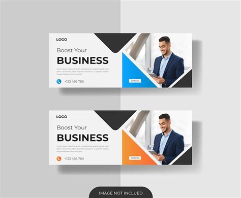 디지털 마케팅 에이전시 현대 비즈니스 페이스북 커버 또는 웹 배너 디자인 템플릿 프리미엄 벡터