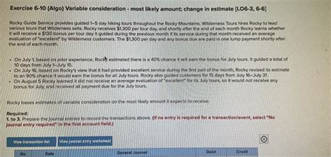 solved exercise 6 10 algo variable consideration most