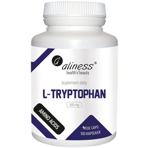 Aliness L Tryptofan 500mg Suplement Diety Układ Nerwowy Sen 100