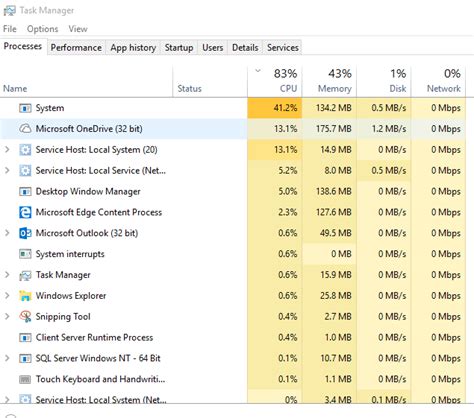 System NT Kernel System High Memory Usage Win Microsoft Community