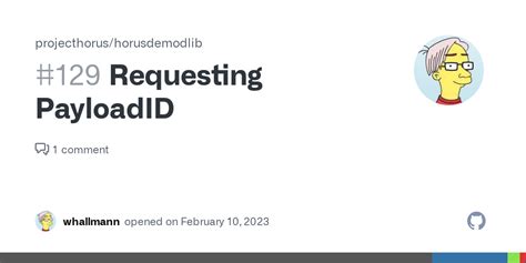 Requesting Payloadid · Issue 129 · Projecthorushorusdemodlib · Github