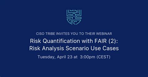 risk quantification with fair 2 risk analysis scenario use cases
