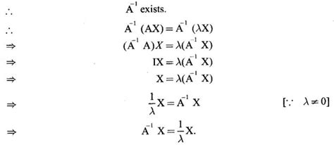 Properties Of Eigen Values Matrices