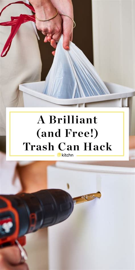 Trash Can Hole Vacuum Hack Hole Trick Kitchn