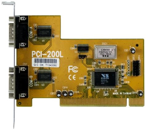 VScom PCI 200L I O CARD DUAL COM PCI