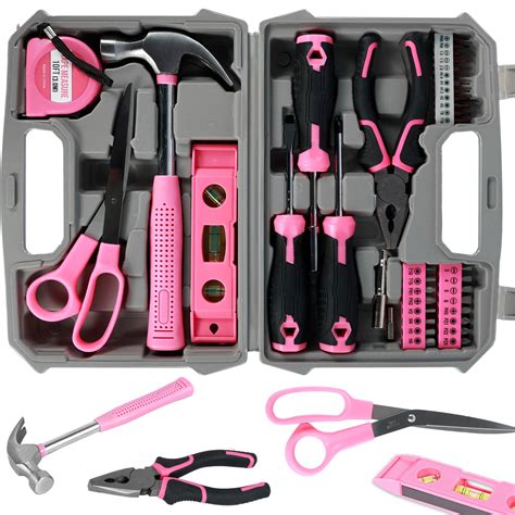 132437 Pcs Home Repair Kit Multi Purpose Hand Tool Set Hammer