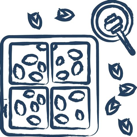 Nougat Recipes Hand Drawn Vector Illustration 34032814 Vector Art At