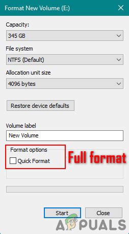 What Is The Difference Between Quick Format And Full Format In Windows