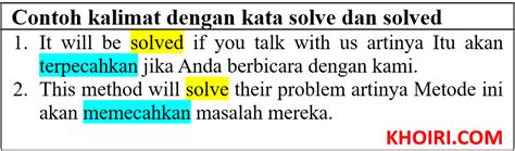 Solve Solved Solved Artinya Penggunaan Dan Perbedaannya ⋆