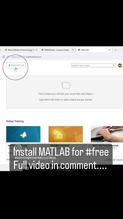Installing Matlab For Free Step By Step Guide With Institute Email Id Licensed Version
