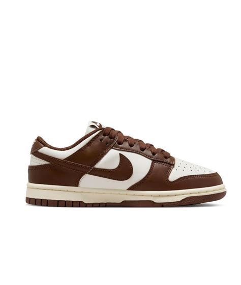 NIKE Коричневые кожаные кроссовки Dunk для женщин – купить в интернет ...
