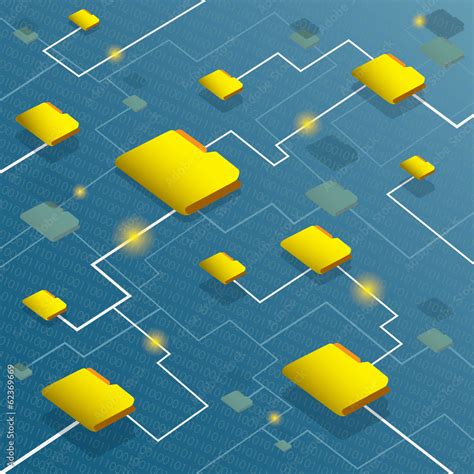 Data Flow System With Binary Code Background Stock Vector Adobe Stock