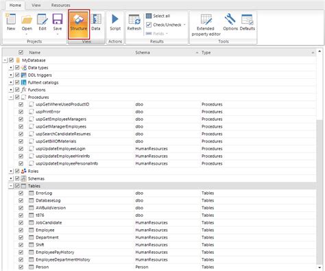 Codificar Automáticamente Los Datos De Una Tabla Sql Server Y El Esquema Del Objeto Directamente
